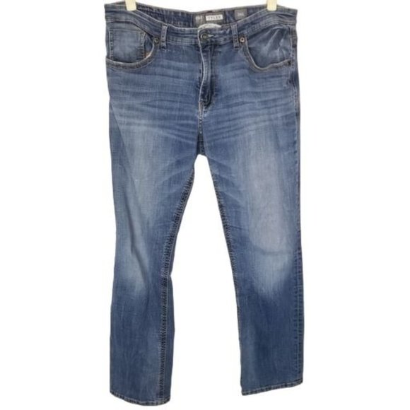 BKE | Jeans | Bke Mens 36l Blue Medium Wash Denim Straight Leg T | Poshmark